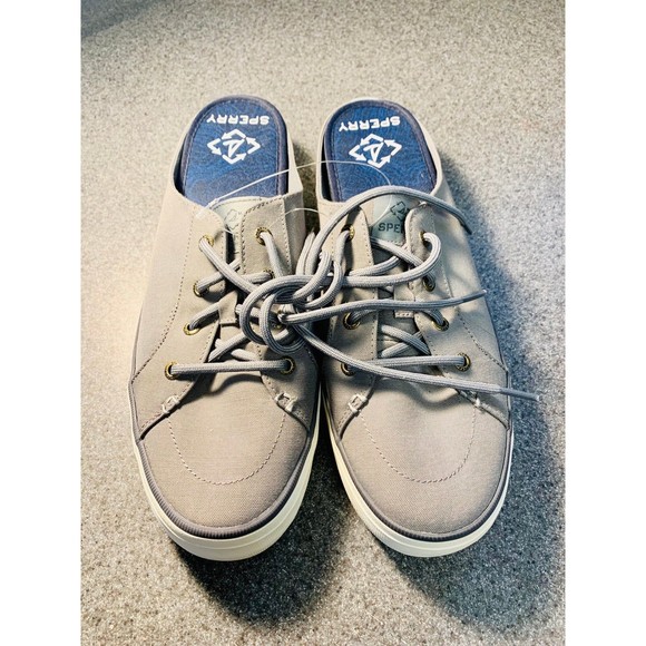 Sperry | Shoes | New Sperry Crest Mule Slip On Lace Sneaker Womens Size ...